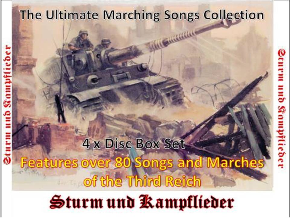 German Marching Songs 4 disc set – Military Print