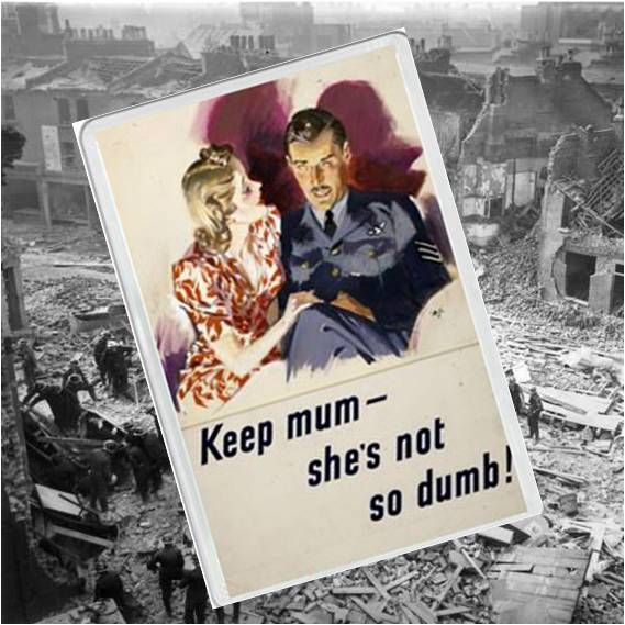 Keep Mum Fridge Magnet – Military Print